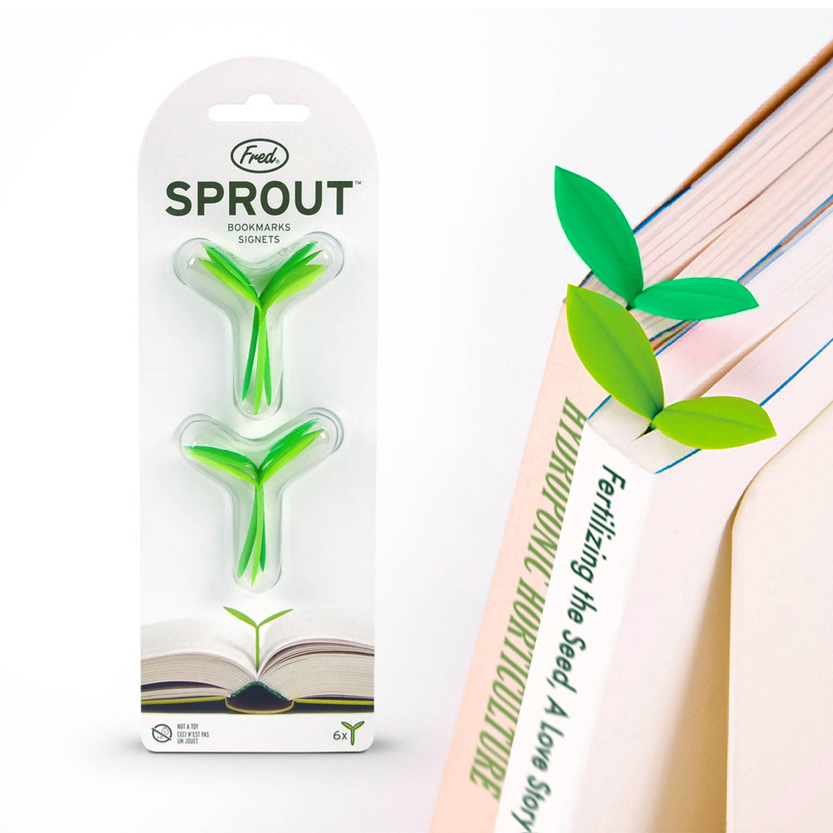 Sprout - Little Green Bookmarks - Set of 6 – Pink Fern